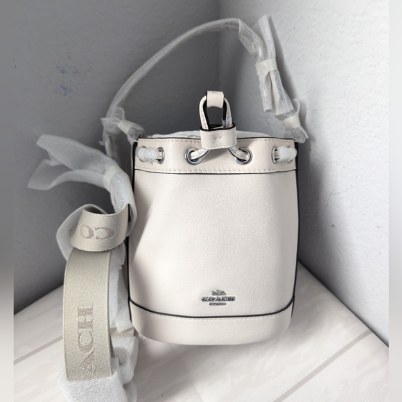 Coach | Bags | Coach Mini Dempsey Cr44 Drawstring Bucket Crossbody Bag ...